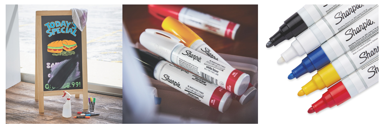 What is the proper way to use a Sharpie paint or poster paint product